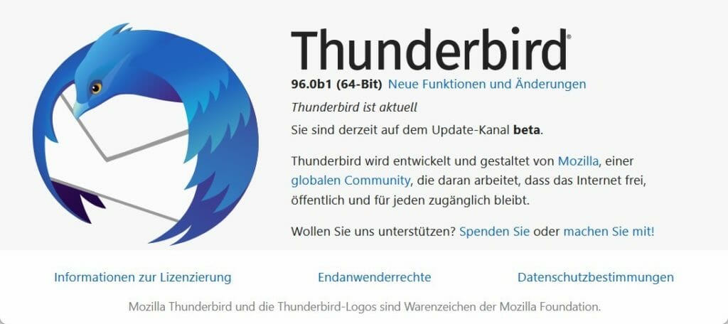 Thunderbird auf 4k Monitor - Schriftgröße anpassen | thingybob.de